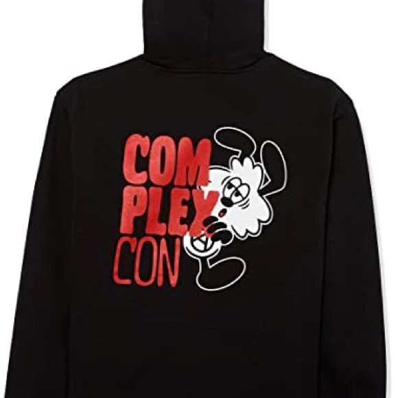 Shirts | New Complexcon X Verdy 222 Black Hoodie Sz Large L | Poshmark